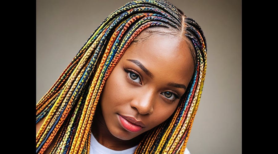 Long Box Braids With Color | by Tammy Allison | Medium