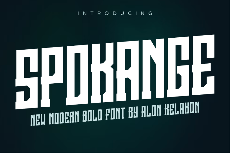 Spokange Font Free Download - ishirakawamary - Medium