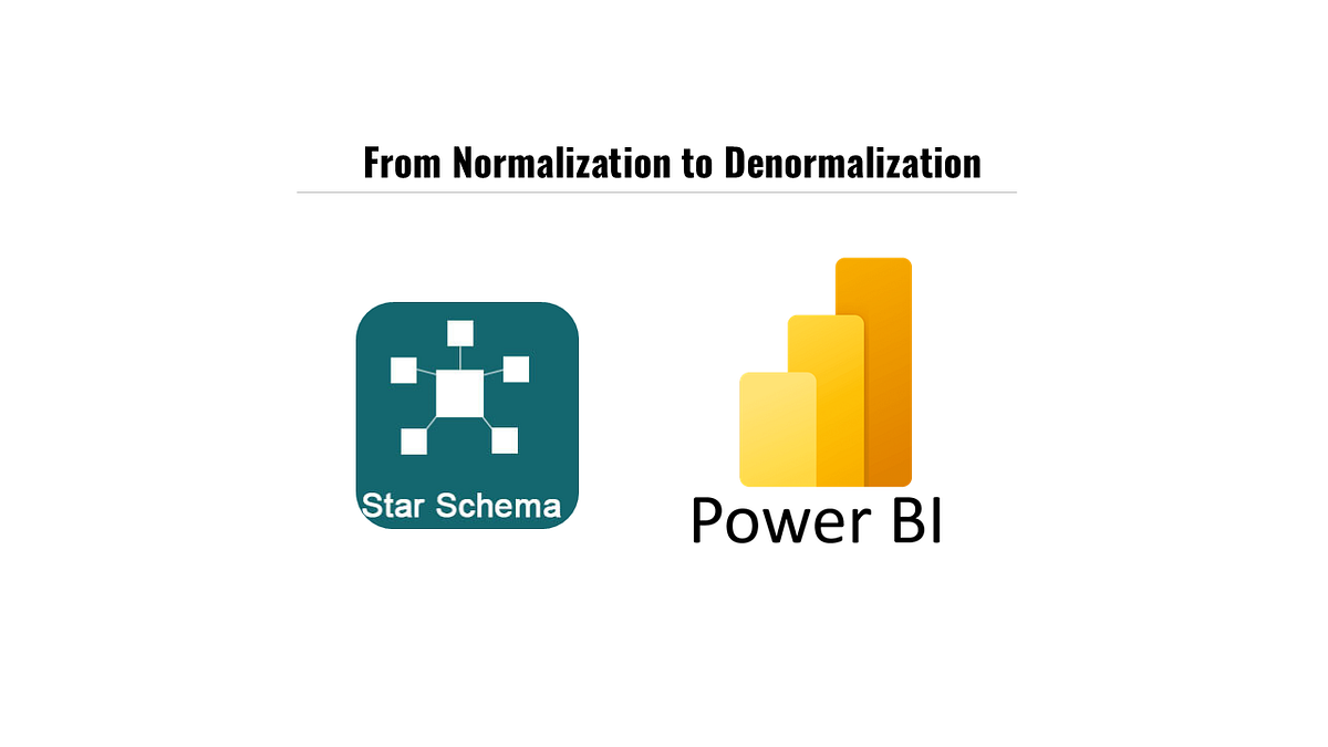 From Normalization to Denormalization in Power BI. Star Schema. | by ...