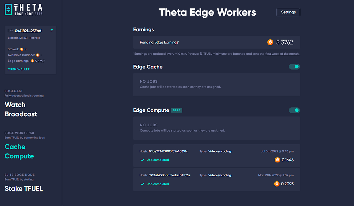 Edge Nodes add decentralized video encoding to support Theta Video API ...