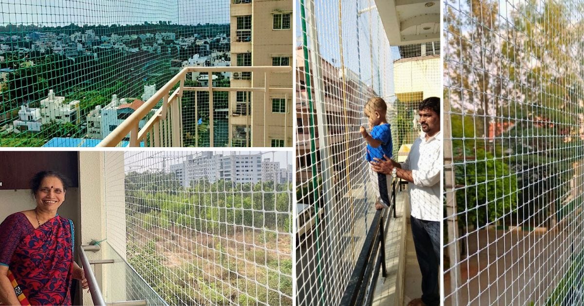 Protect Your Loved Ones with Balcony Safety Nets and Bird Nets for ...
