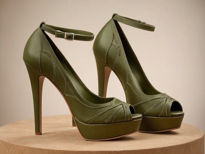 Olive Green Platform Heels | by Wiley Farmer | Medium