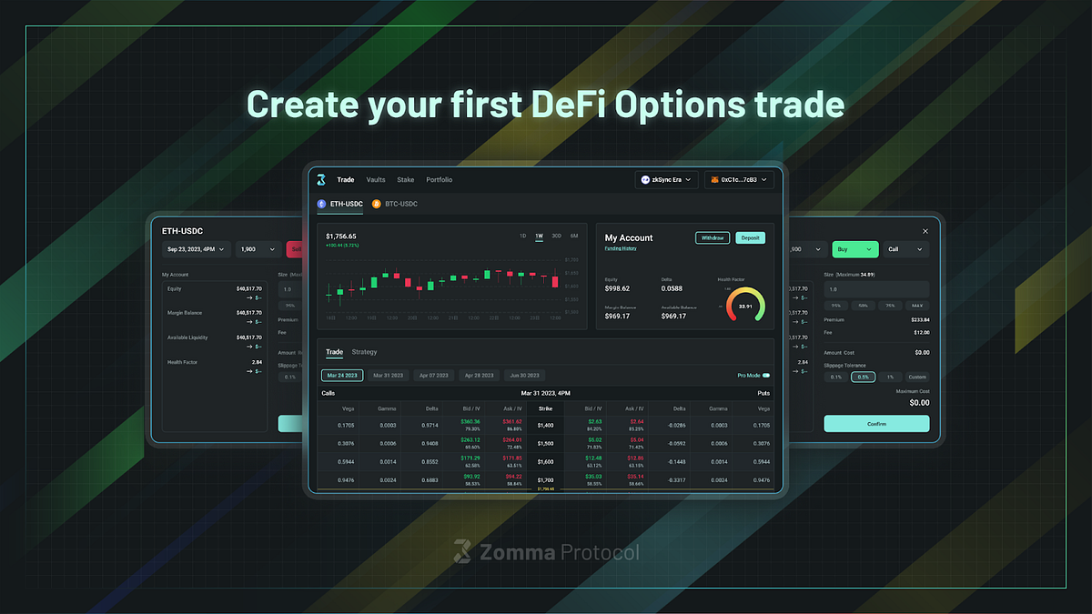 Zomma 101 #2 — Trading Options on Zomma Protocol | by Zomma Protocol | Medium