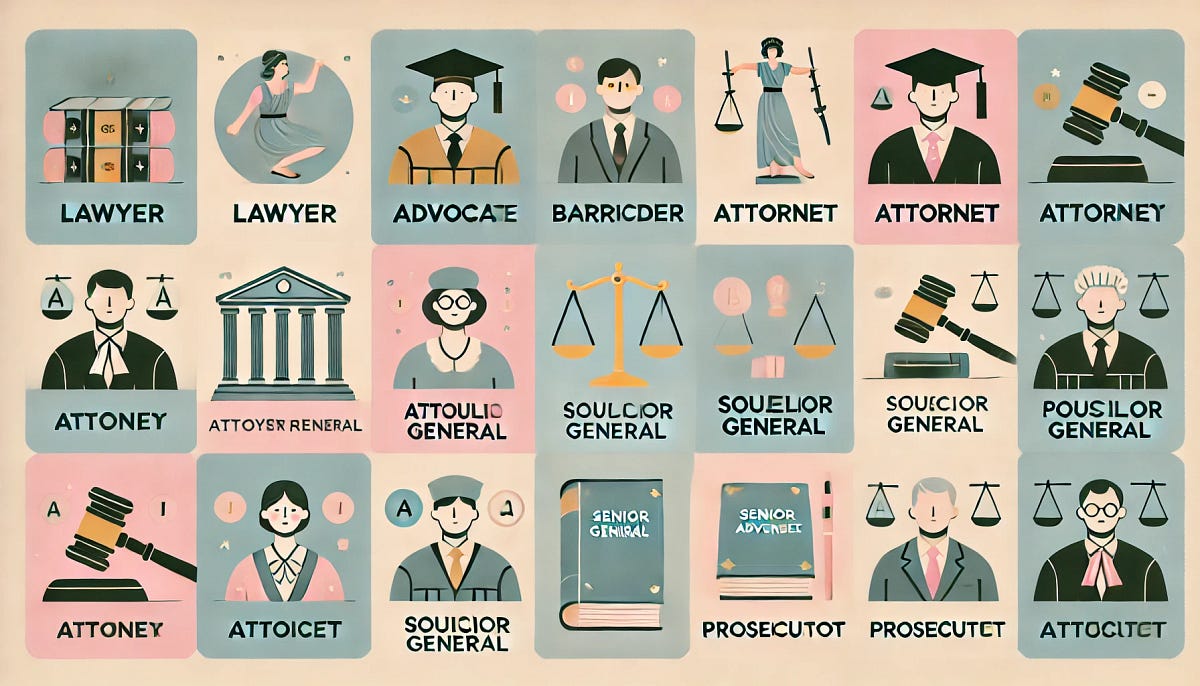 Business Law: Legal Roles from Lawyer to Attorney General ...