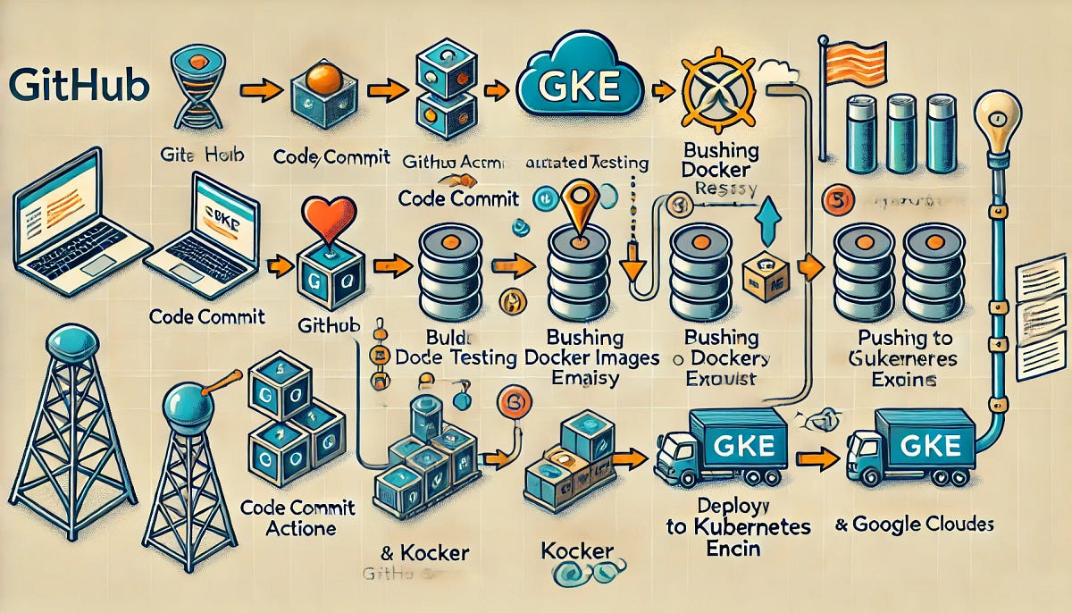 CI/CD Github Action Pipeline for GKE deployments | by Igor Mardari | Medium