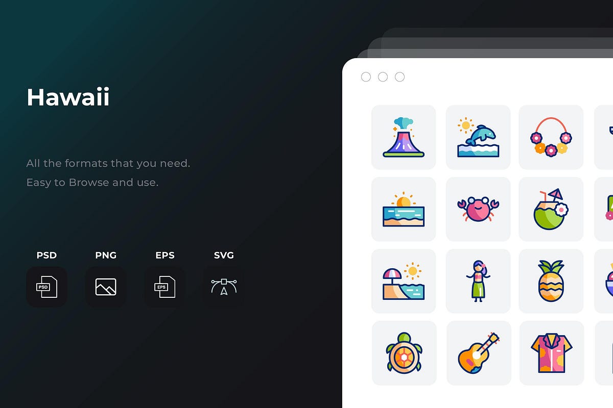 Hawaii Icon Pack | by Echoenchanter | Jul, 2024 | Medium