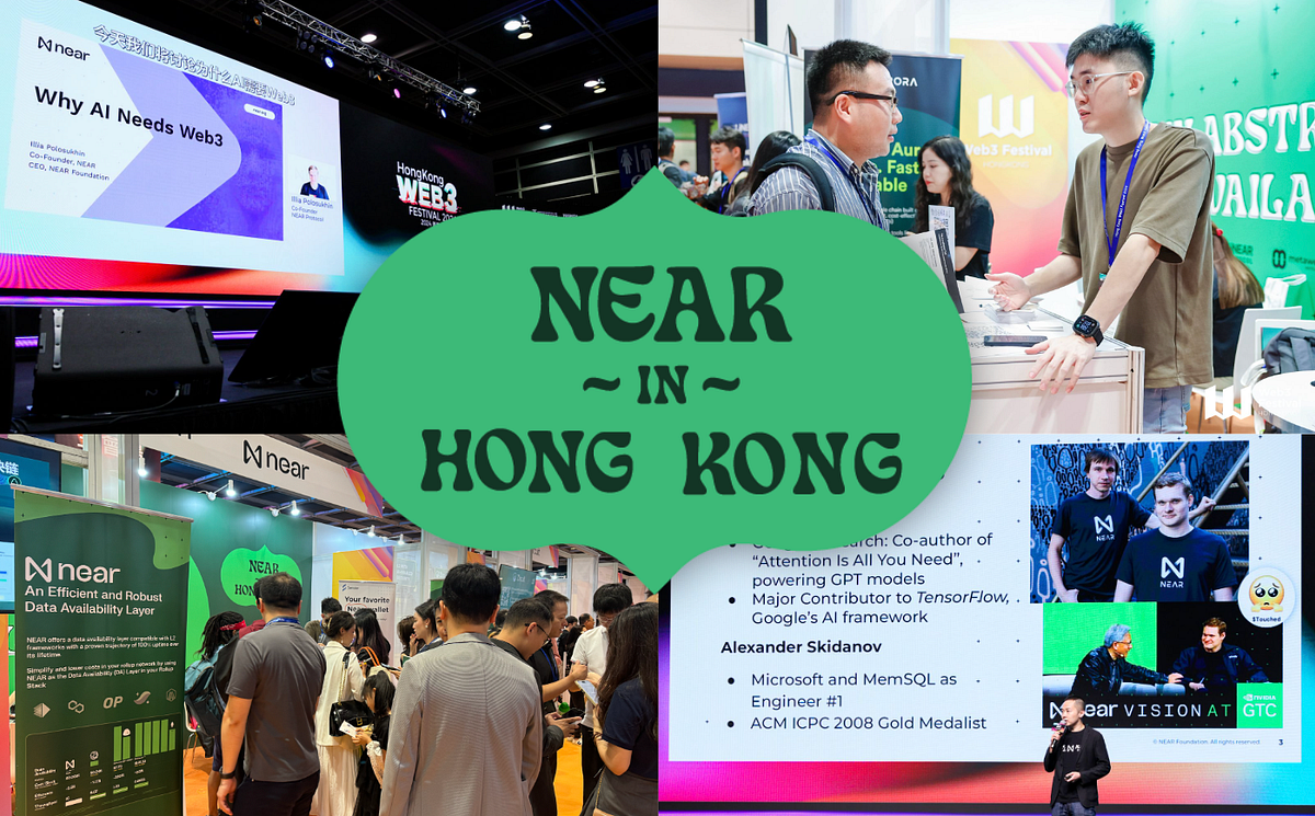NEAR @ Hong Kong Web3 Festival Wrap Up: NEAR’s Impact in Web3 and AI | by NEAR Team | NEAR ...