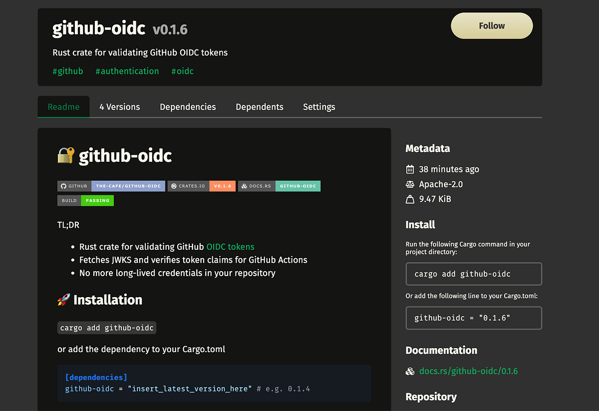📙Knowledge Diaries (The Finale): I launched a Rust Crate | by Seif Mamdouh | Sep, 2024 | Medium