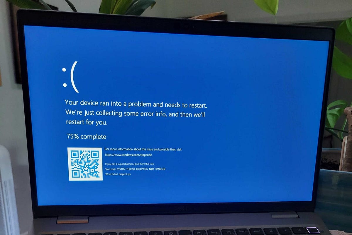 Massive Windows Meltdown: CrowdStrike Update Triggers Global BSOD Chaos! | by Paritosh | Medium