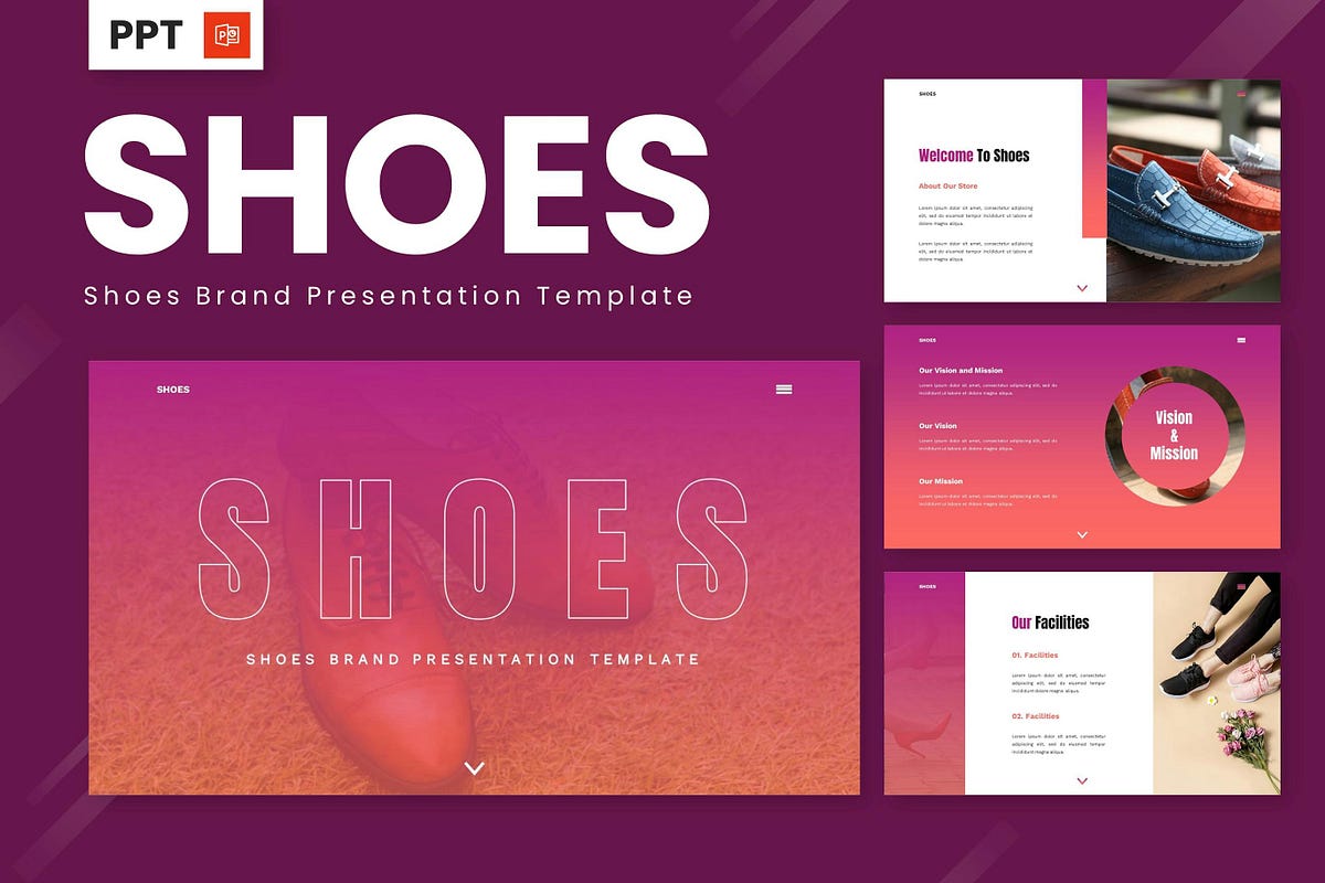 Shoes — Shoes Brand Powerpoint Templates | by Photonpathfinder | Medium