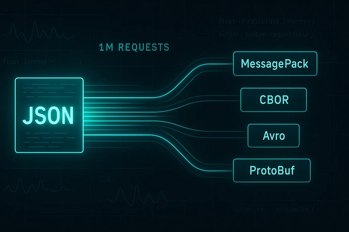 JSON vs Everything Else: We Benchmarked 1 Million Requests | by Prem Chandak | Nov, 2025 | Medium