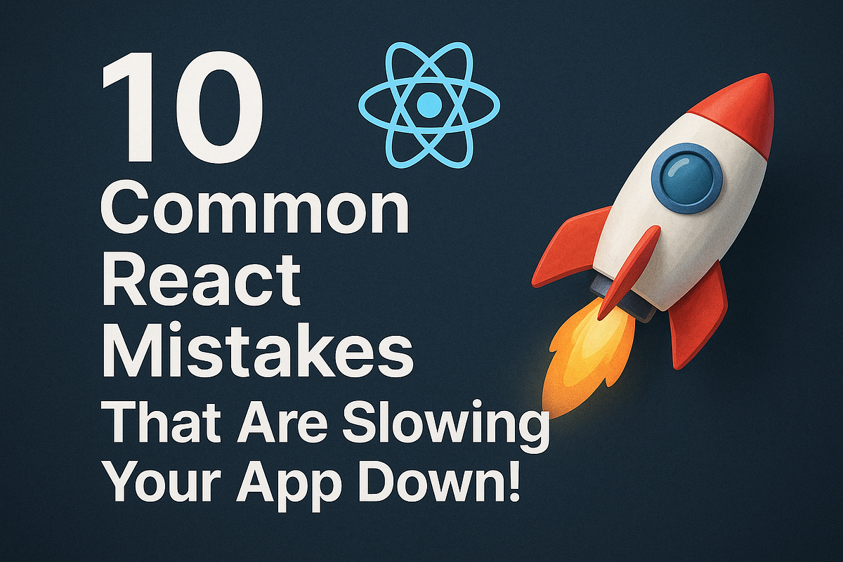 🚀 10 Common React Mistakes That Are Slowing Your App Down! | by Developersanchit | T3CH | Jun ...