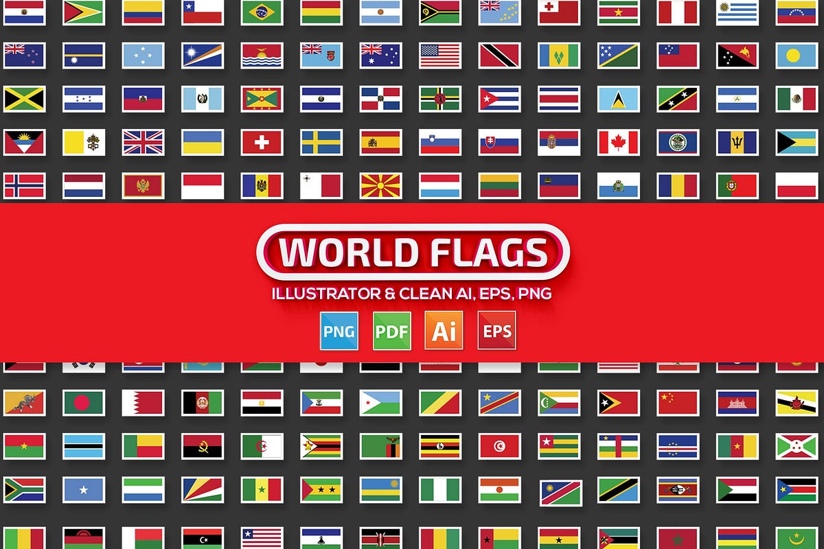 World Flags Design - Digitaldynamo - Medium