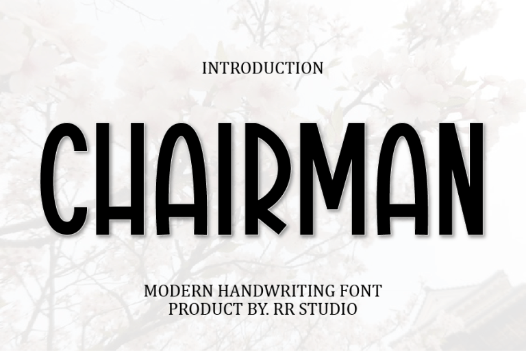 Chairman Font | by ishirakawamary | Jun, 2024 | Medium