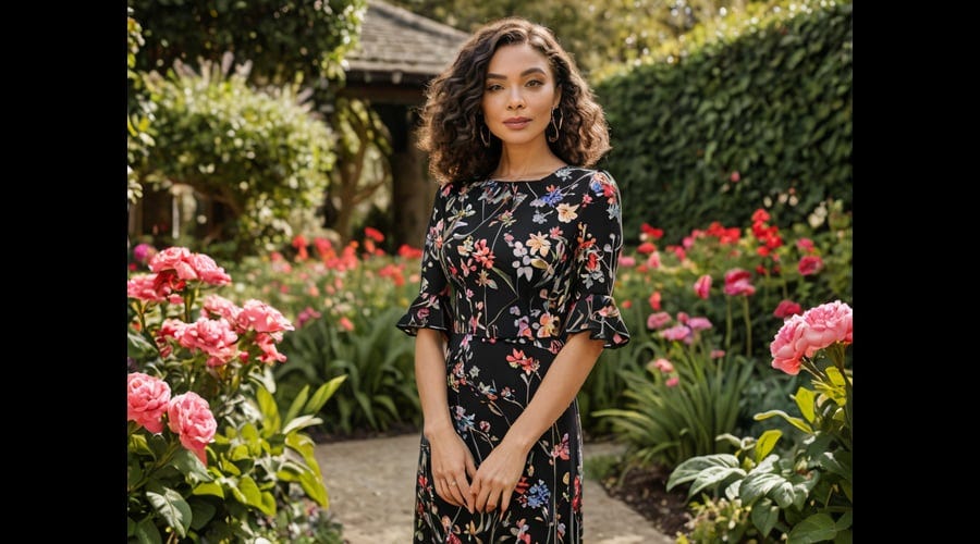 Black Floral Midi Dress | by Ruby Rivera | Mar, 2024 | Medium