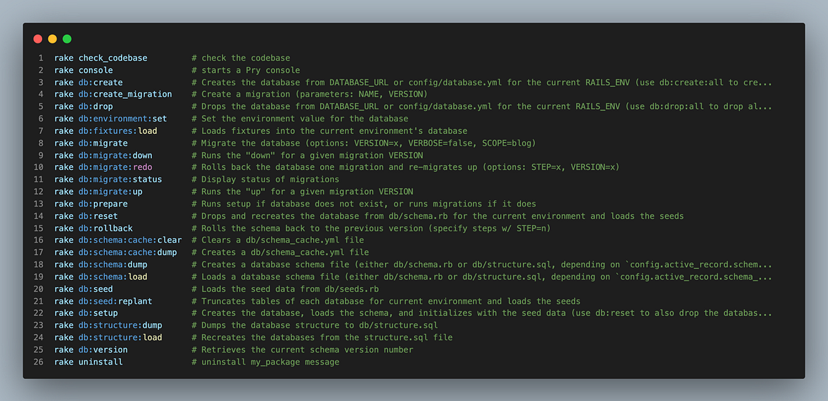 Your Best Friend — “Rake” While Coding with Ruby on Rails | by Chloe ...