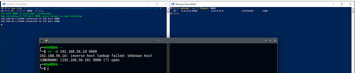 TCP & UDP Listener. Ports, testing connections between… | by Emad ...