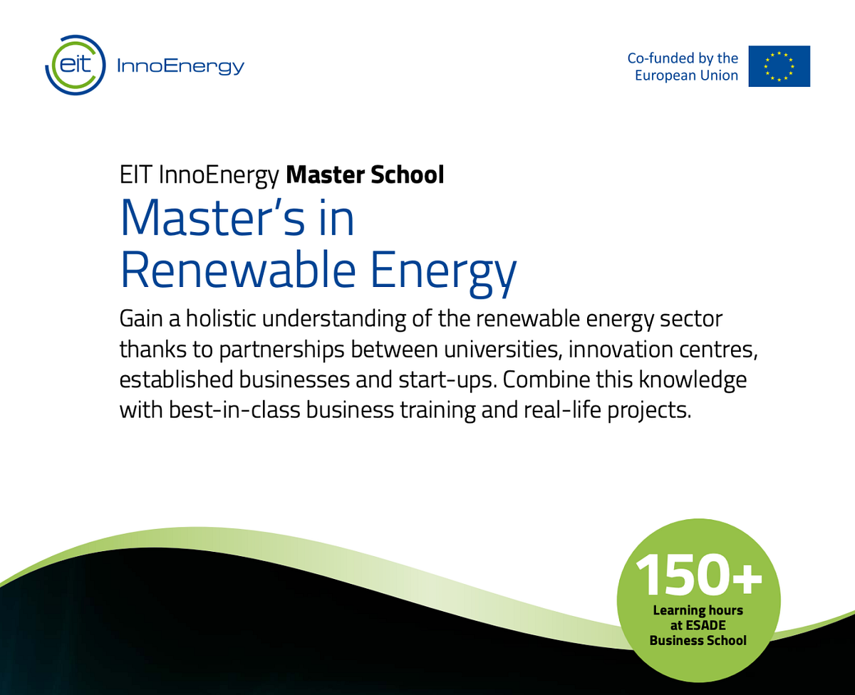 Master’s in Renewable Energy — EIT InnoEnergy Master School | by EIT ...