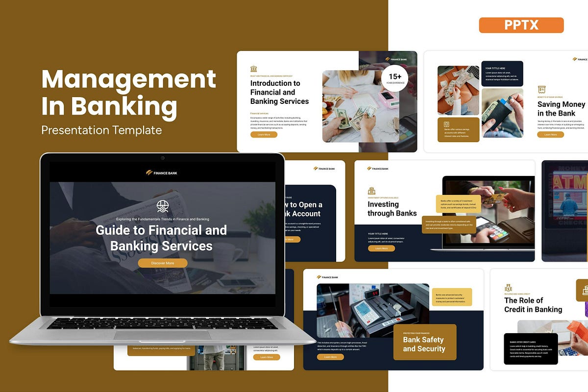 Management in Banking — Powerpoint Template - Logosmith - Medium