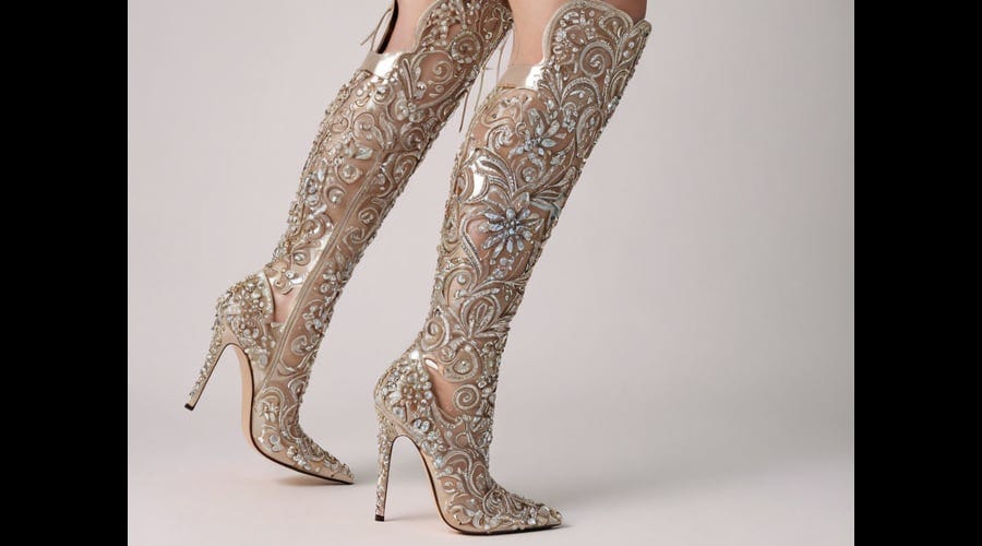 Rhinestone Boots Knee High | by Vanessa Burgess | Medium