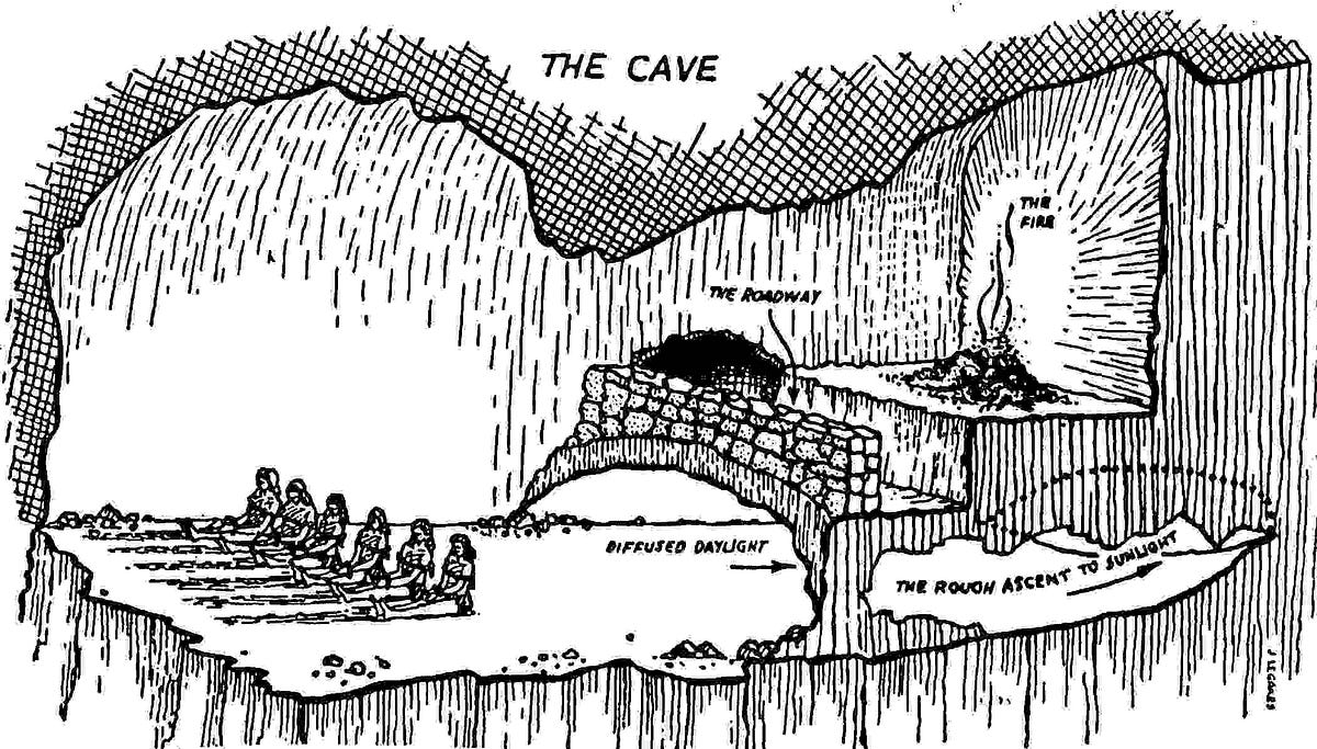 The Allegory of the Cave. The Allegory of the Cave. Dating back… | by ...