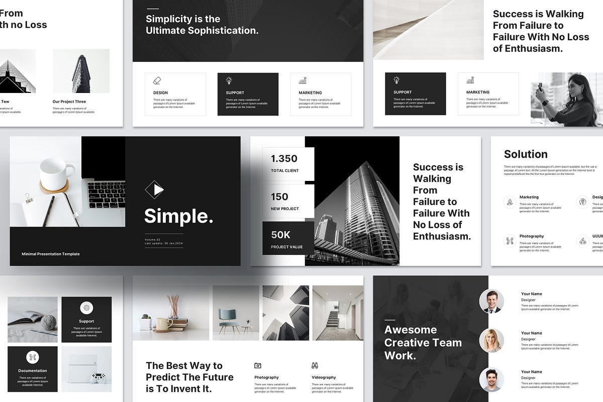 Simple Minimal Presentation Template | by Spectralshroud | Sep, 2024 ...