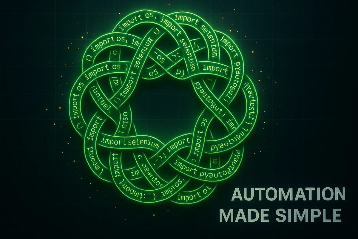9 Python Libraries That Make Automation Stupidly Simple | by Abdur ...