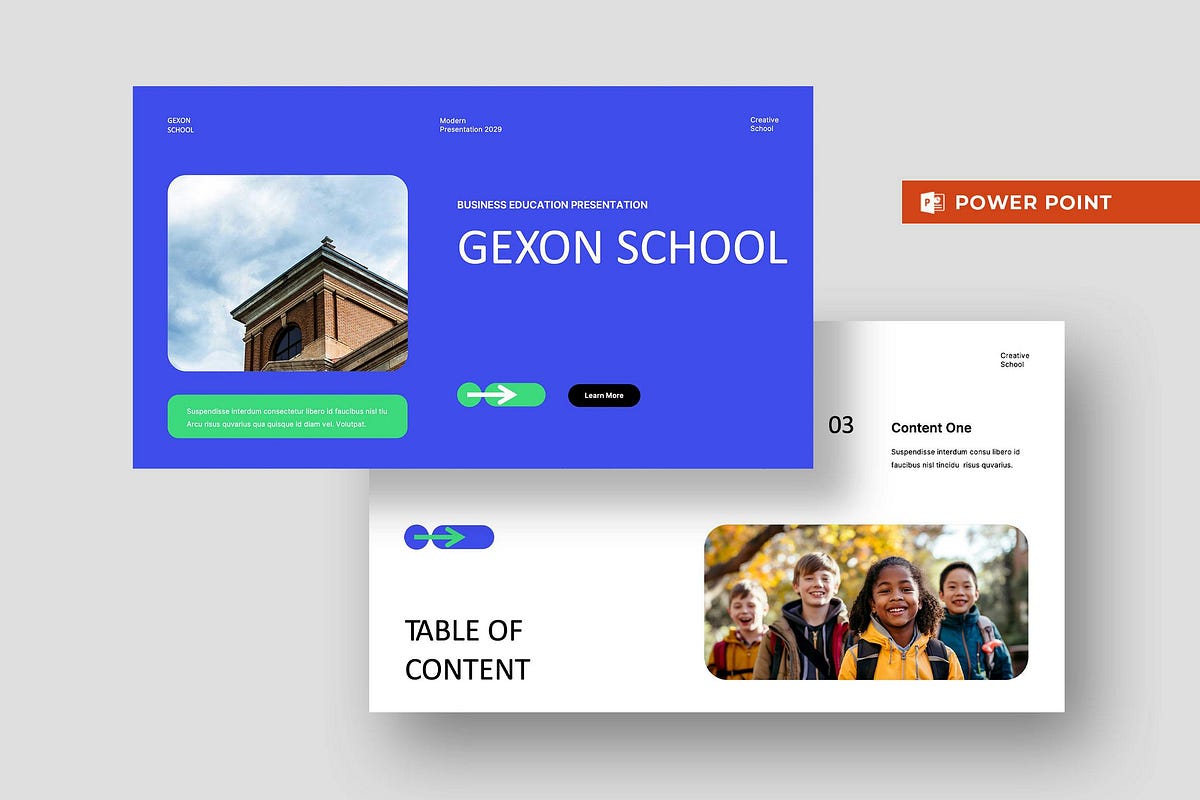 White Blue Creative Education School Template | by Quasarquill | Medium