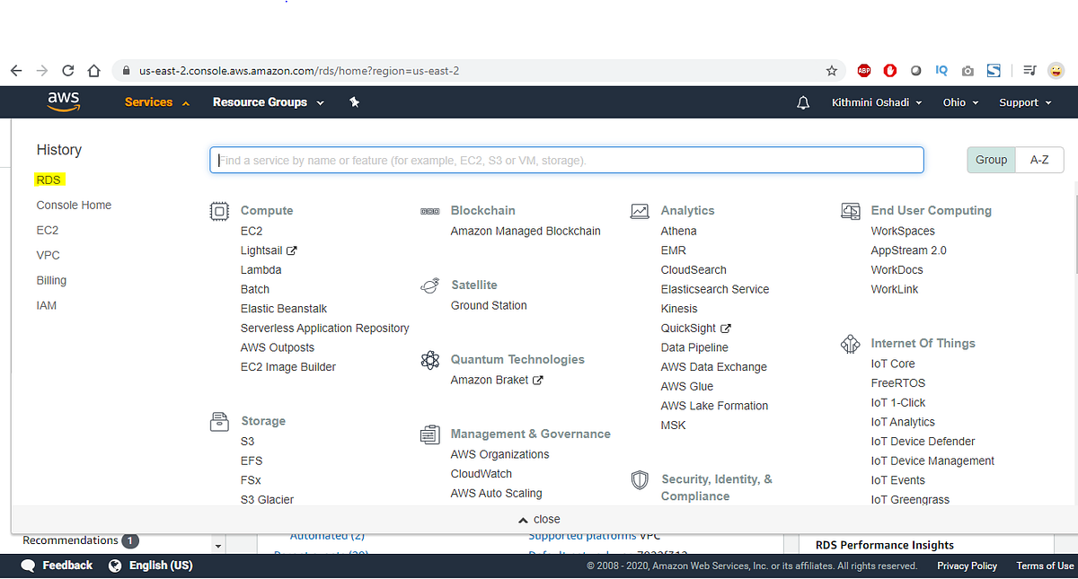 How to Setup AWS MySql database using free Tier | by Kithmini Oshadi ...