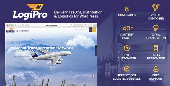LogiPro Revolutionizing Logistics and Distribution with WordPress | by ...