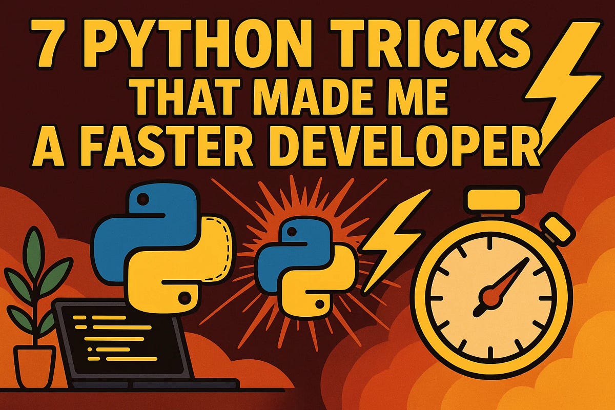 7 Python Tricks That Made Me a Faster Developer (Nobody Teaches These) | by Ahmad Tariq | Dec ...