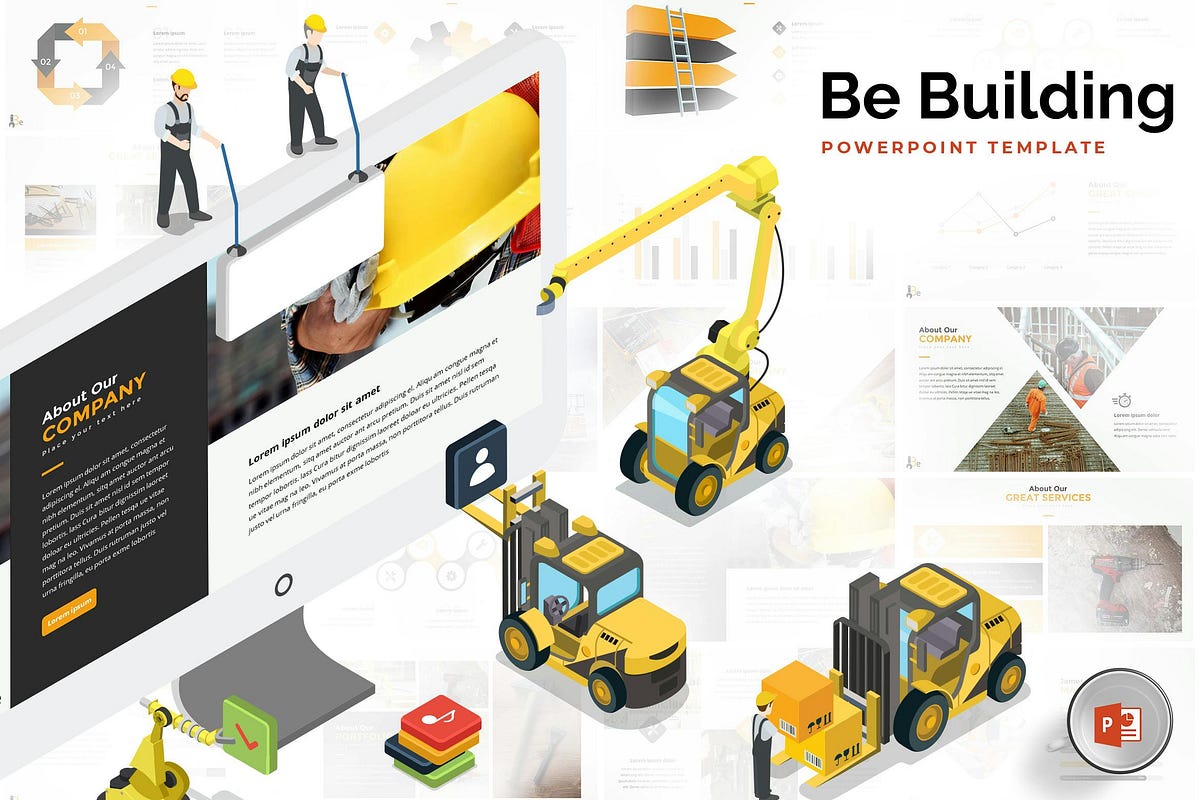 Building & Construction Powerpoint Template (Presentation Templates ...
