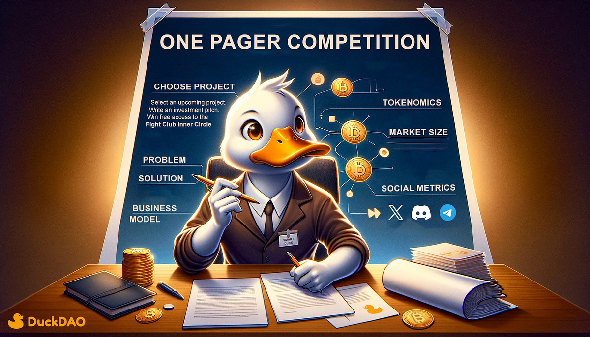 DuckDAO One Pager Competition. Create an investment one pager and earn ...