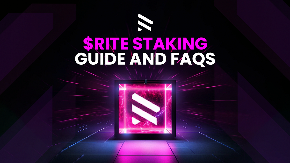 $RITE Staking Guide & FAQs. You can stake your $RITE Tokens in 5… | by Dixie Biscocho ...