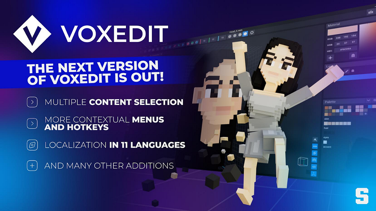 VoxEdit 新版本，提升你的創造力！. 多選工具、快捷鍵和更多其他快捷工具，讓你的工作流程變得更簡單！ | by TheSandboxGameChinese | The Sandbox ...