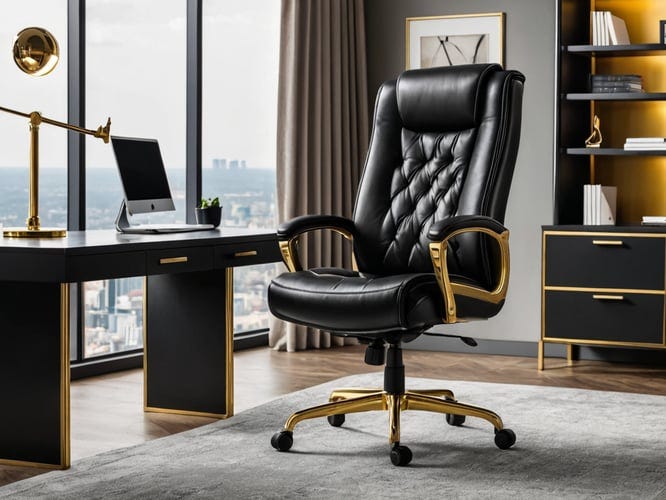Black Gold Office Chairs | by Tyler Dash | Apr, 2024 | Medium