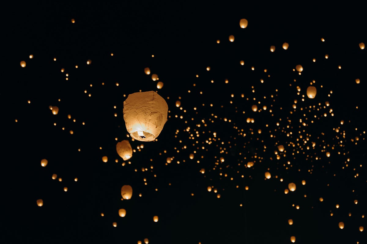 The Luminous Tradition of Floating Lanterns | by Milian | Medium