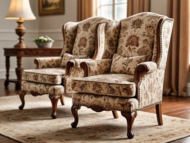 Country Farmhouse Wingback Accent Chairs | by Michael Callahan | Jun ...