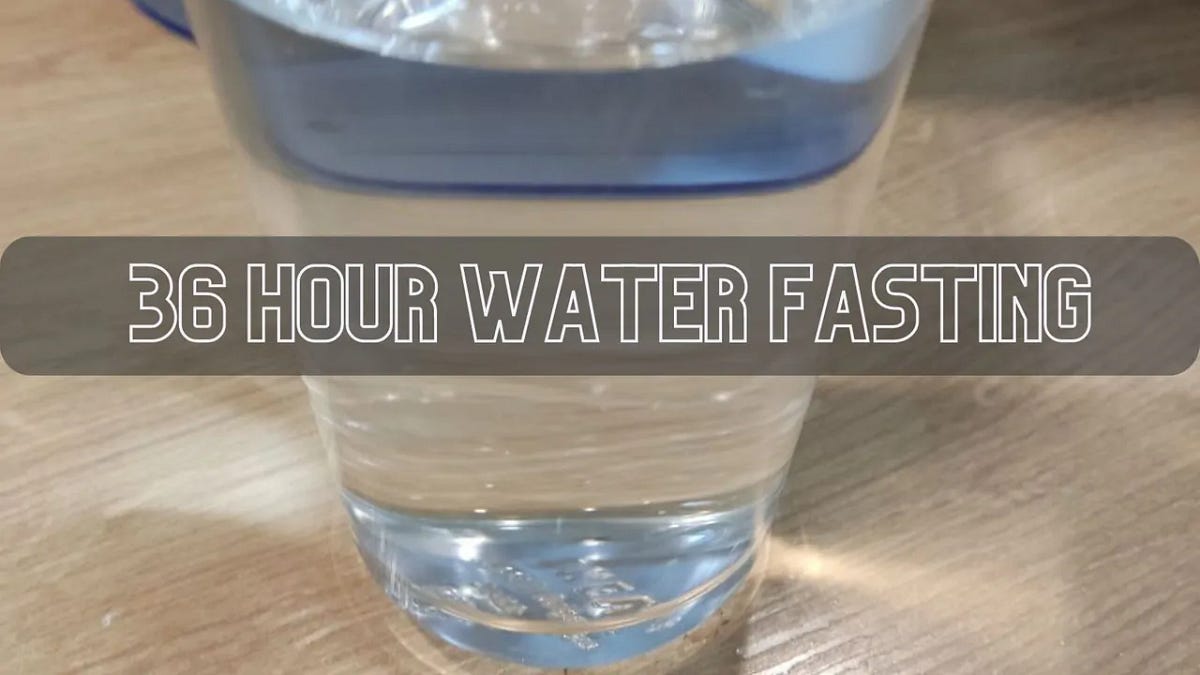 Finishing A 36 Hour Water Fast. Fasting to try and improve my health ...