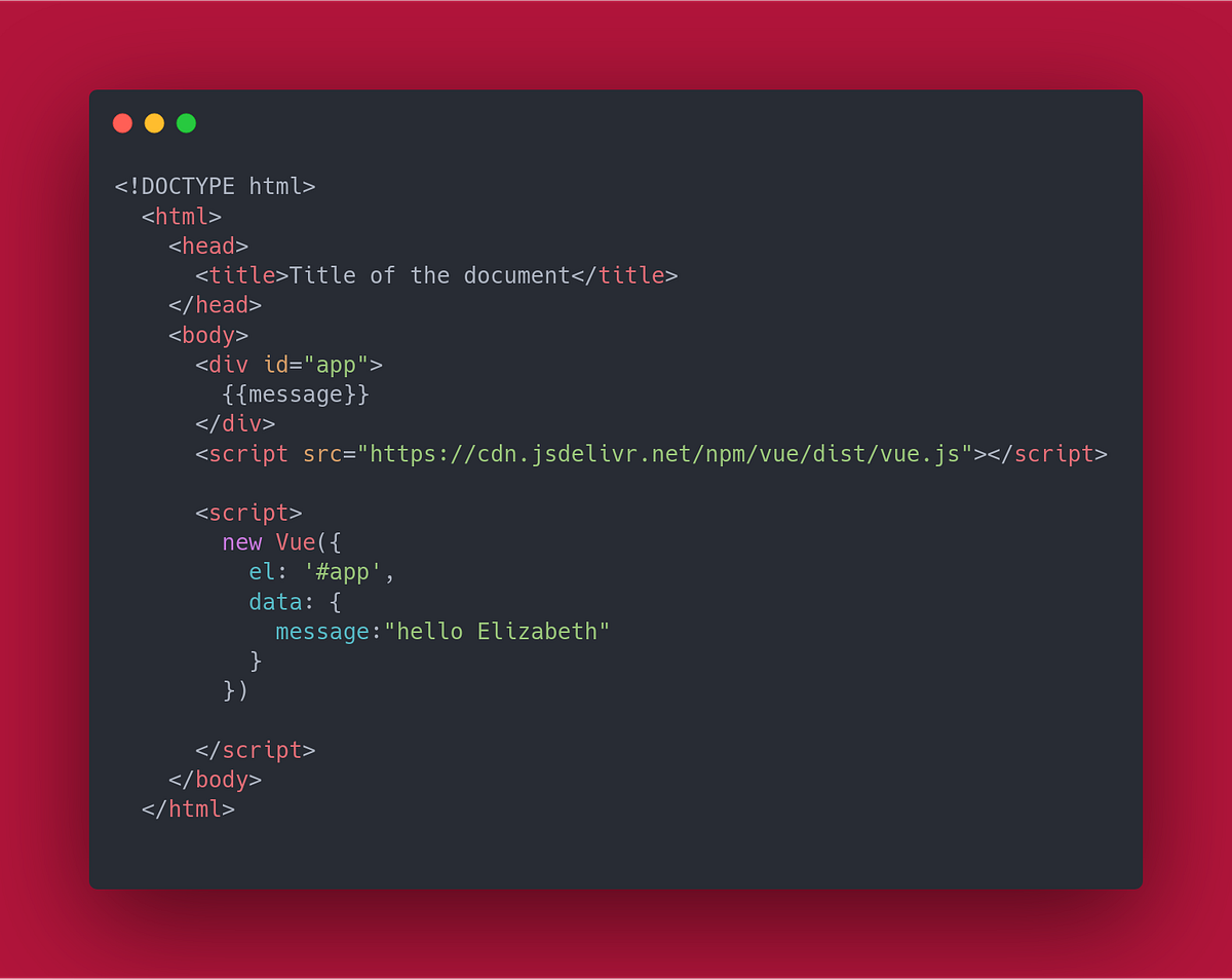 Declarative Rendering In Vue Vue Js Uses A Virtual Dom In By 2064