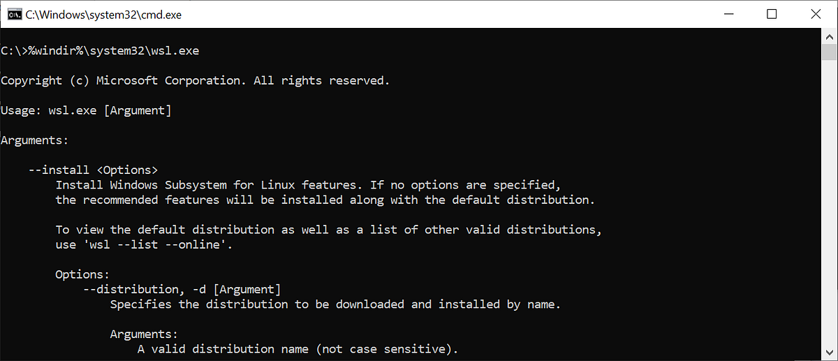 The Windows Process Journey — wsl.exe (Microsoft Windows Subsystem for ...