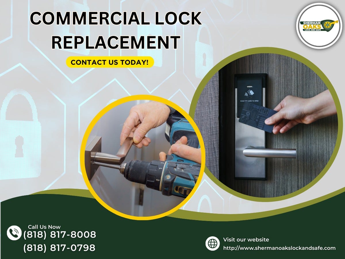 commercial lock replacement - Sherman Oaks - Medium
