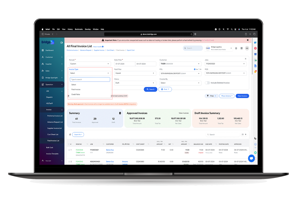 Bridge LCS 7.1: The Pinnacle of Logistics Management Software | by ...