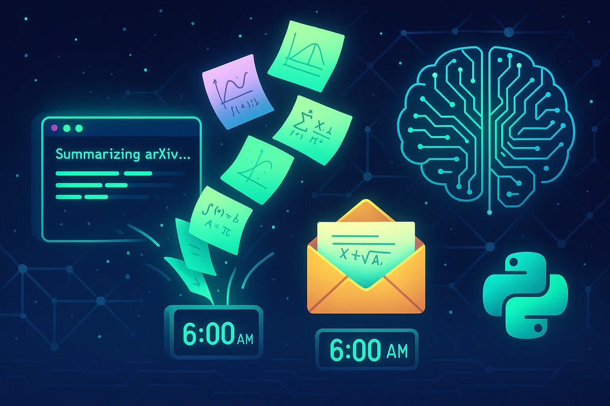 How I Built a Daily AI Research Digest with Python That Summarizes arXiv Papers and Emails Them ...