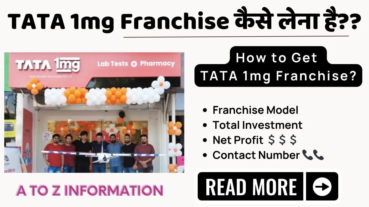 Tata 1mg Franchise: A Route to Financial Freedom and Health Empowerment | by tata 1mg franchise ...