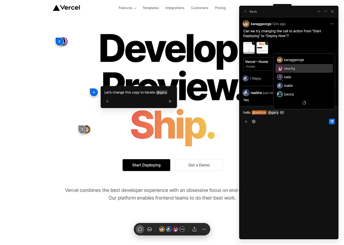 Vercel Brings New ‘Figma-Like’ Web Developer Responses | by Rehan Pinjari | Dev Genius