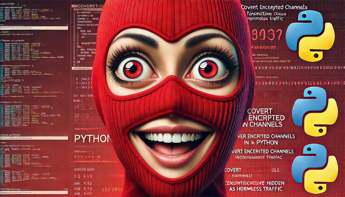 Covert Encrypted Channels in Python: Transmitting Sensitive Data Hidden ...