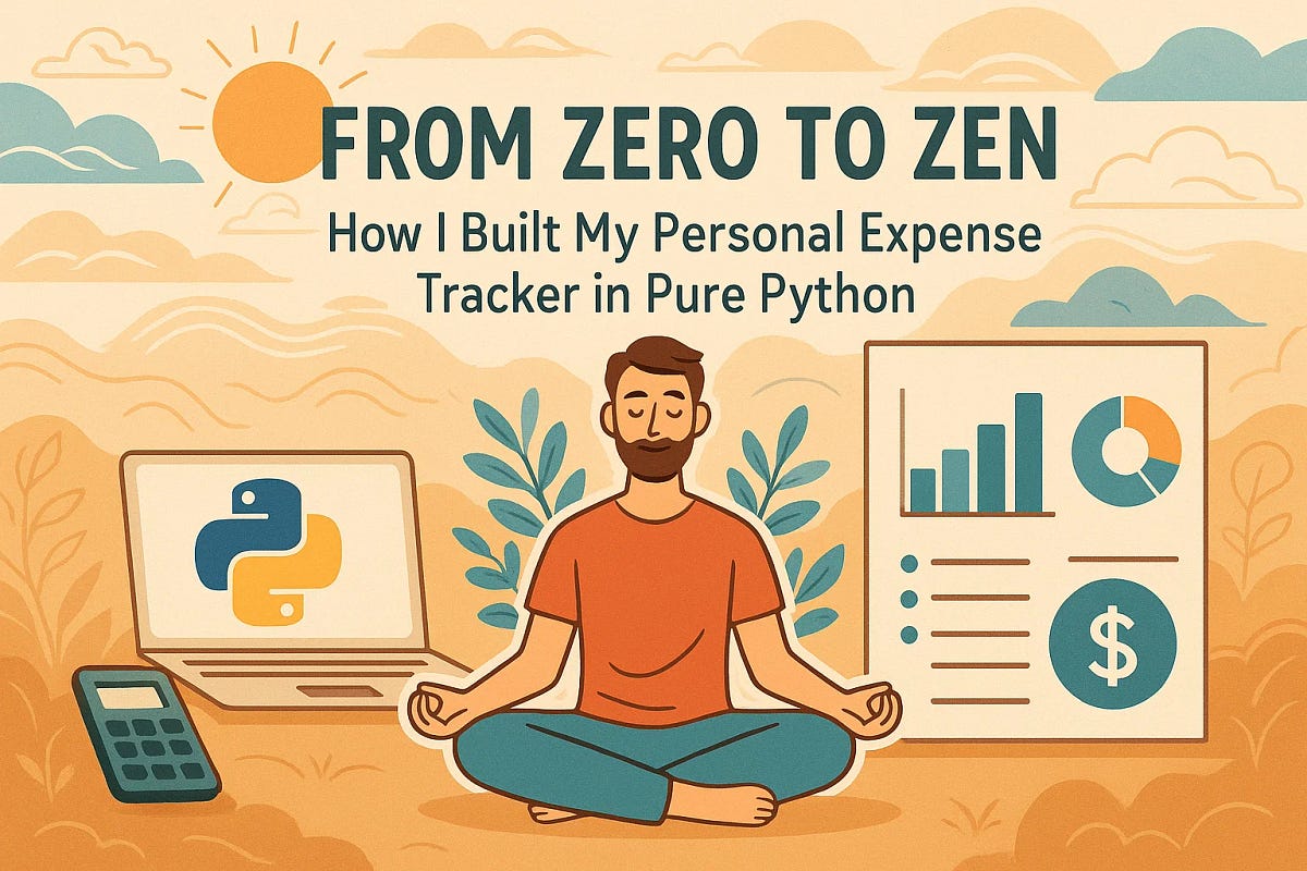 From Zero to Zen: How I Built My Personal Expense Tracker in Pure Python | by Abdul Ahad | Jun ...