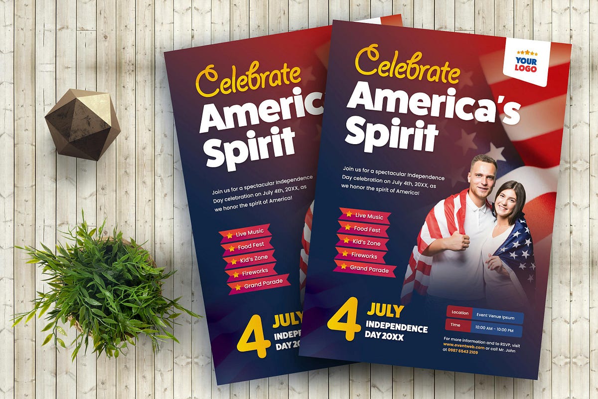 US Independence Day Celebration Flyer | by Mosaicmystique | Jun, 2024 ...