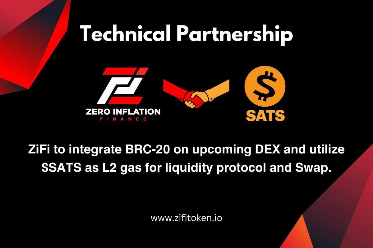 $zifi joins forces with $SATS #2 Ordinal globally by marketcap ...